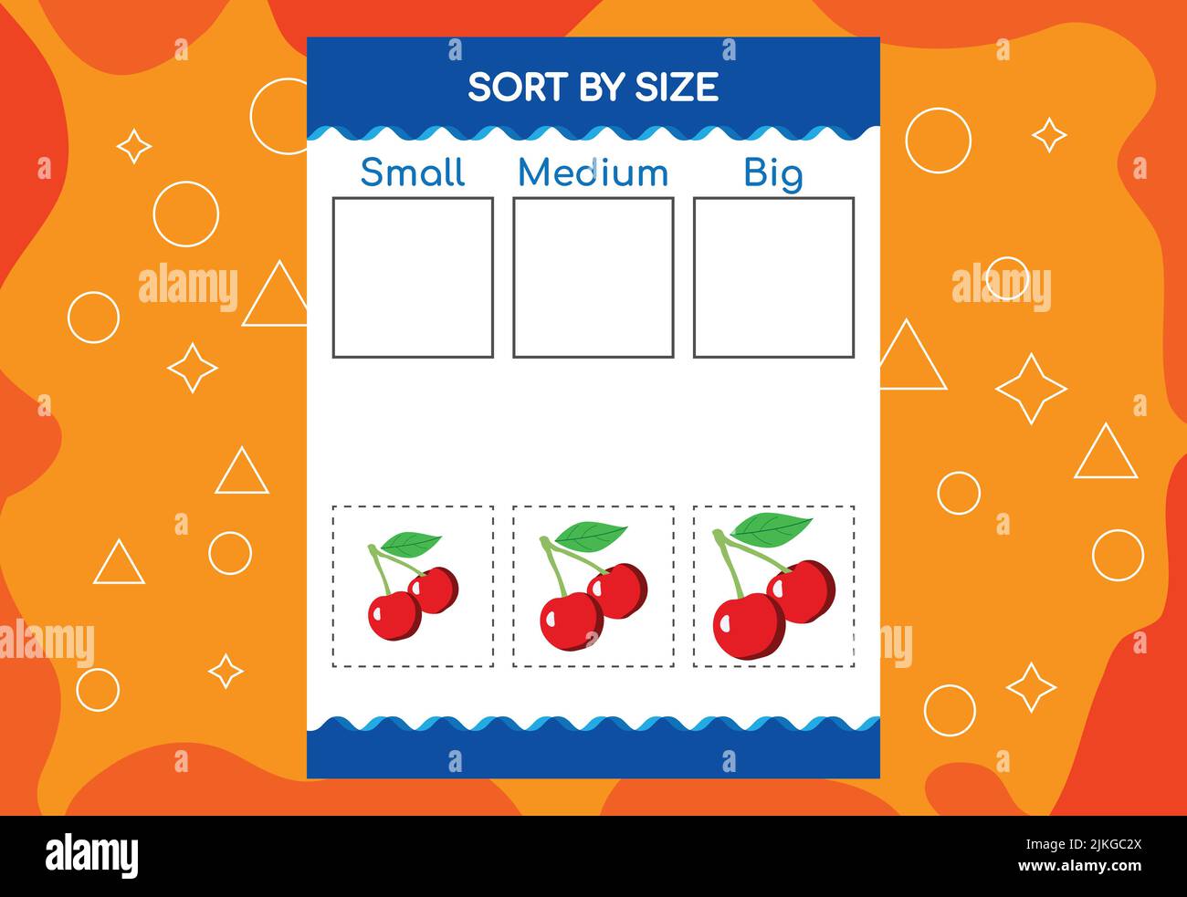 Size comparison food Stock Vector Images - Alamy