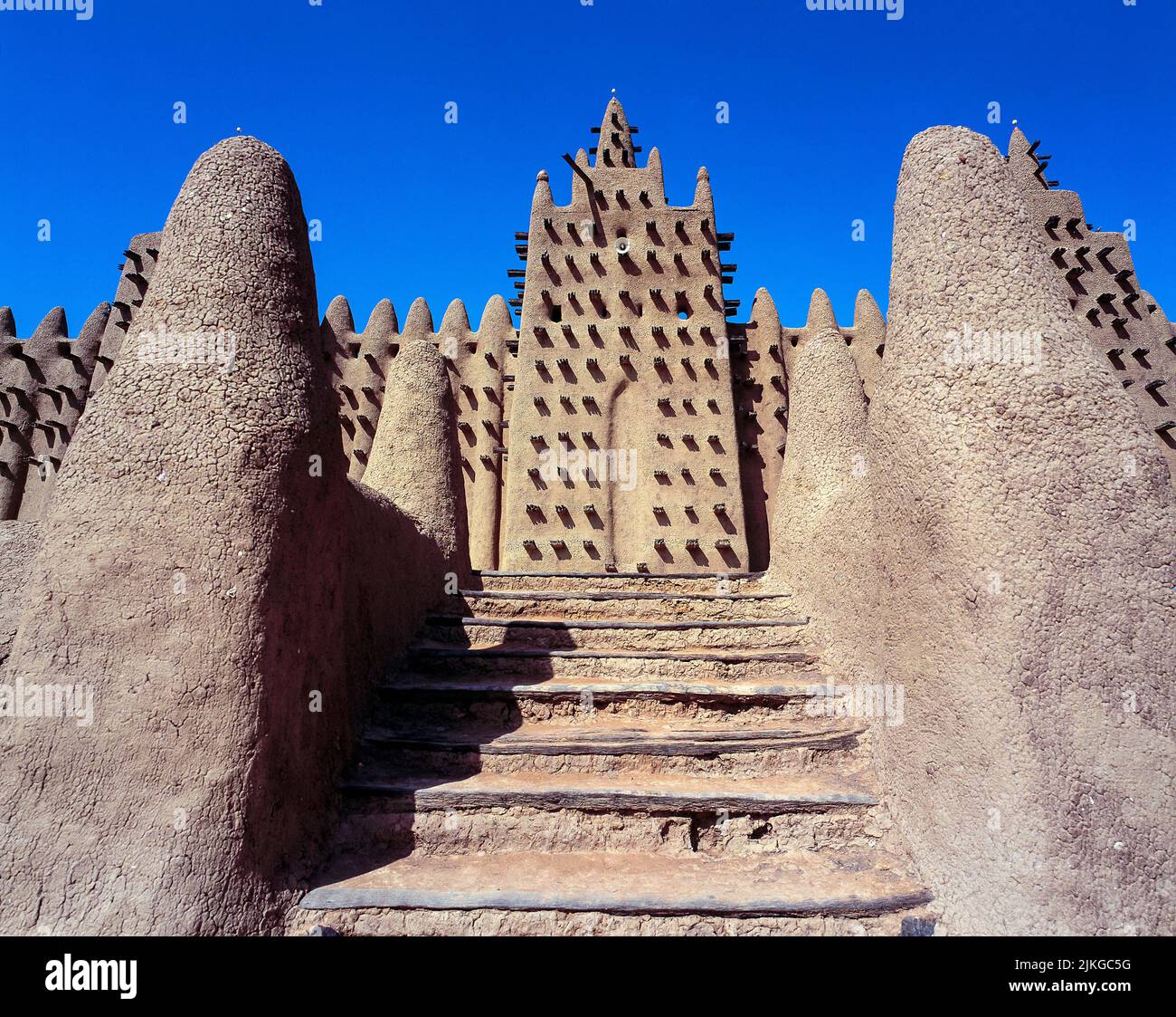Famous Great Mosque in Djenne Mali is a UNESCO World Heritage Site ...