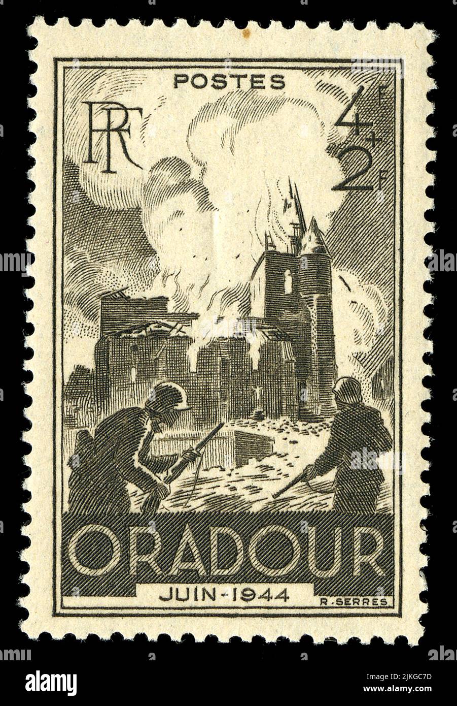 timbre poste, stamp, 1939-1945 Stock Photo - Alamy