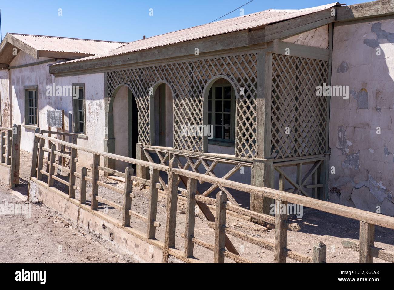 Doctor's housing and office in the former saltpeter company town of ...