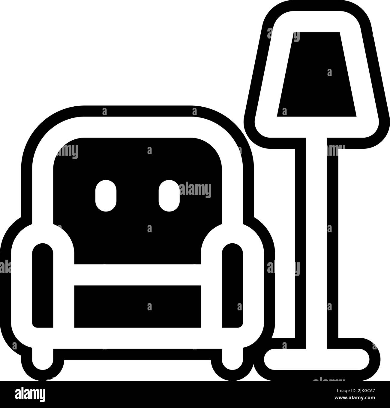 Common space interior design Stock Vector Images - Alamy