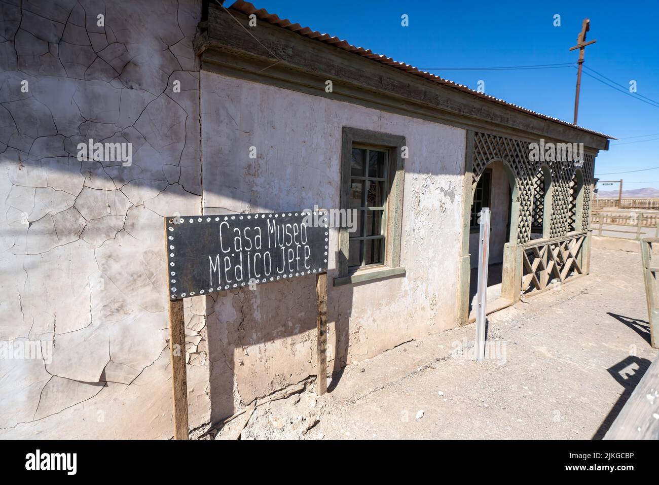 Doctor's housing and office in the former saltpeter company town of ...