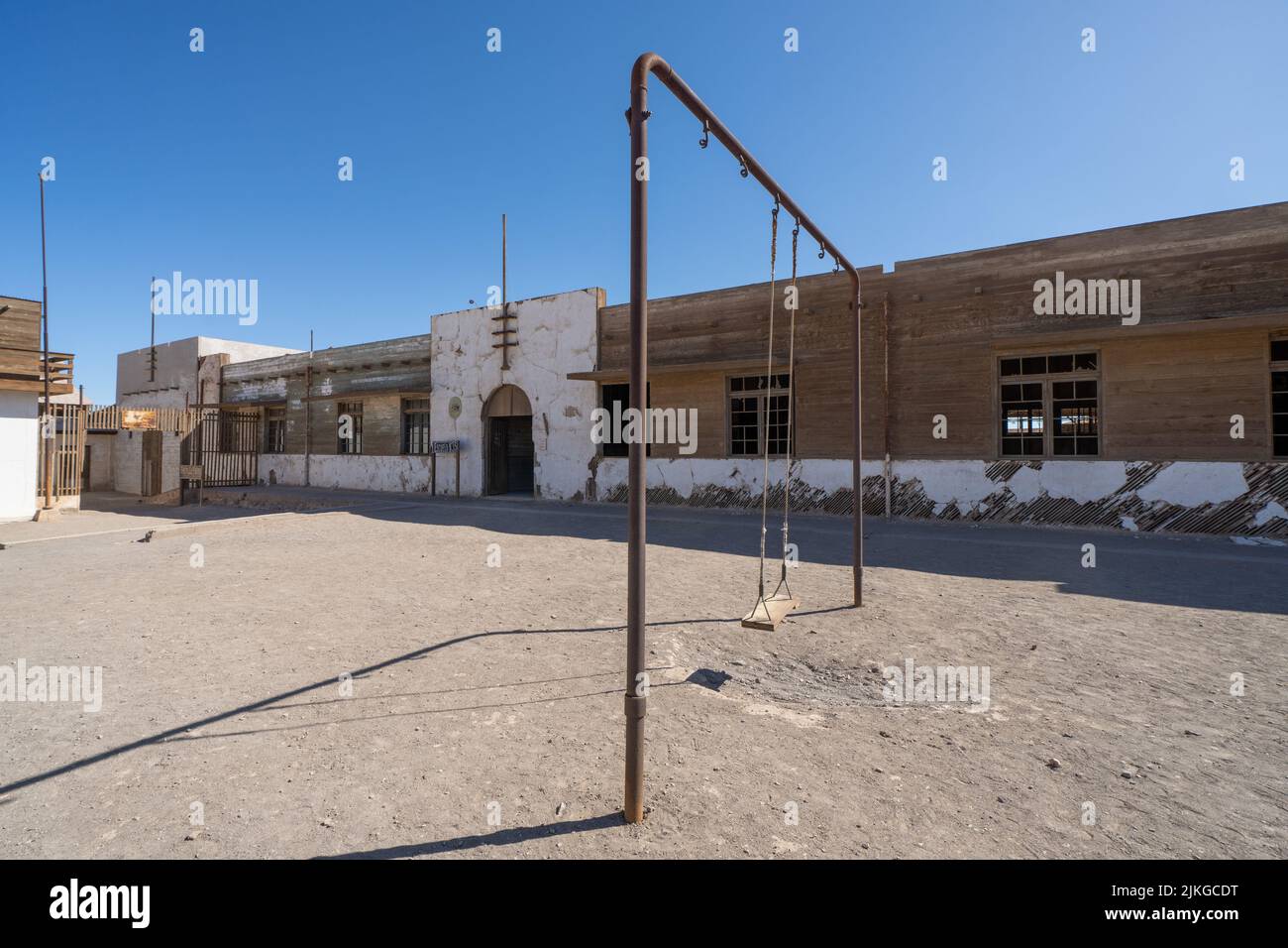 The primary school in the former saltpeter company town of Humberstone ...