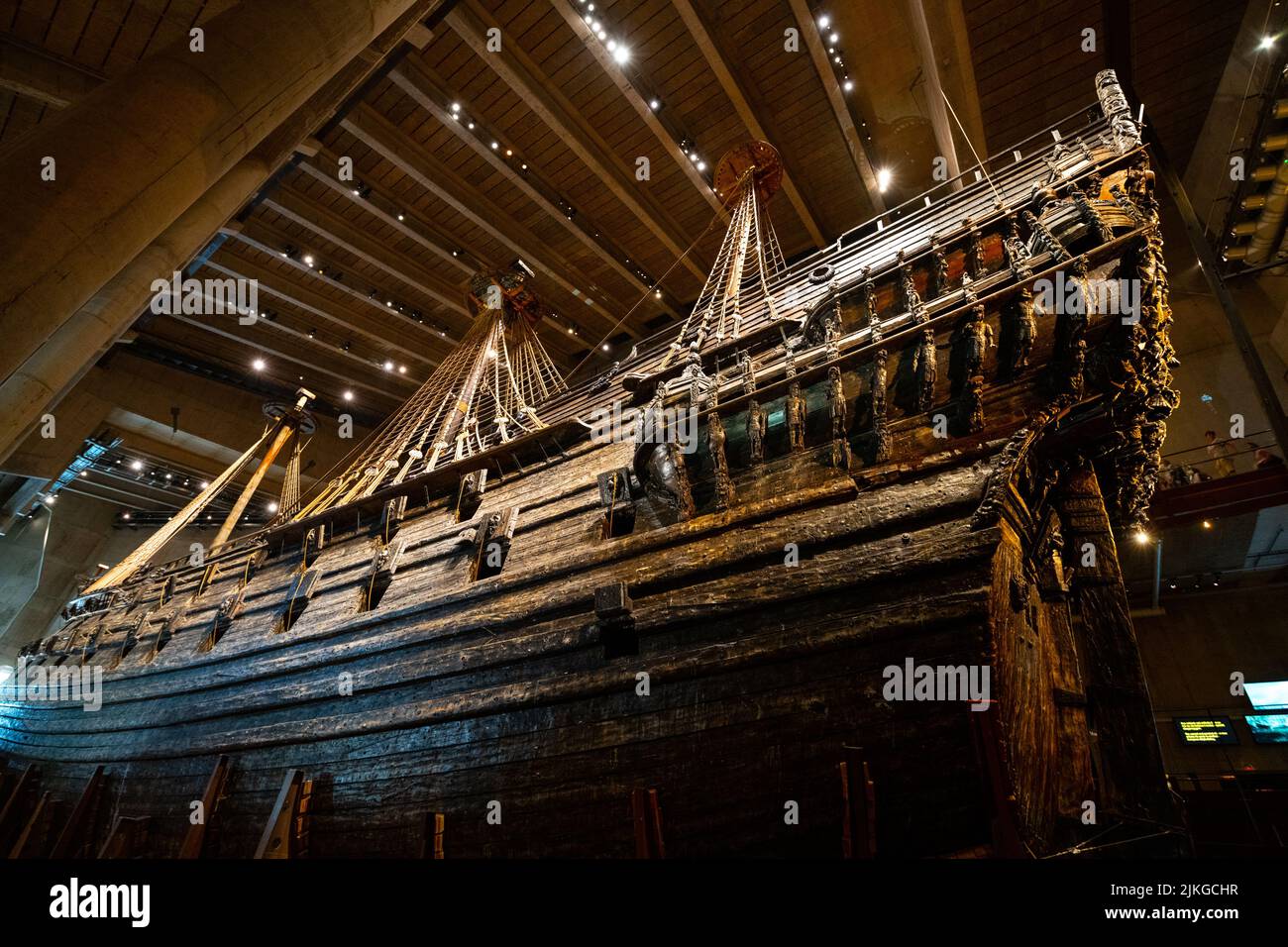 Vasa - old Swedish warship in Stockholm Stock Photo - Alamy