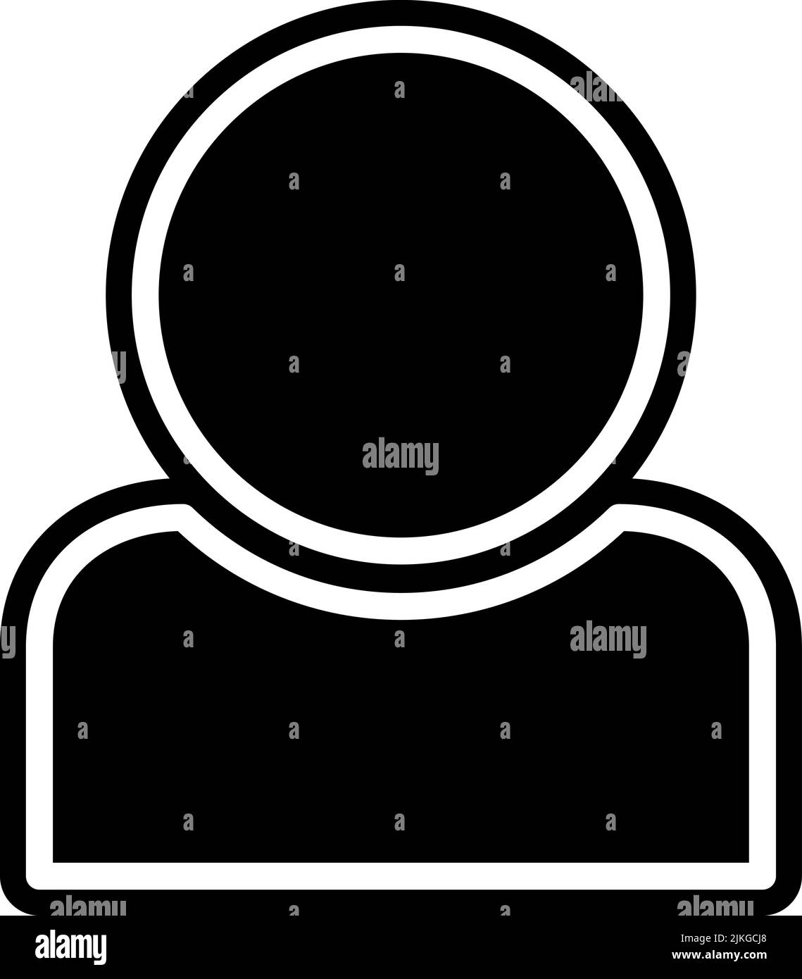 user icon black vector illustration Stock Vector Image & Art - Alamy