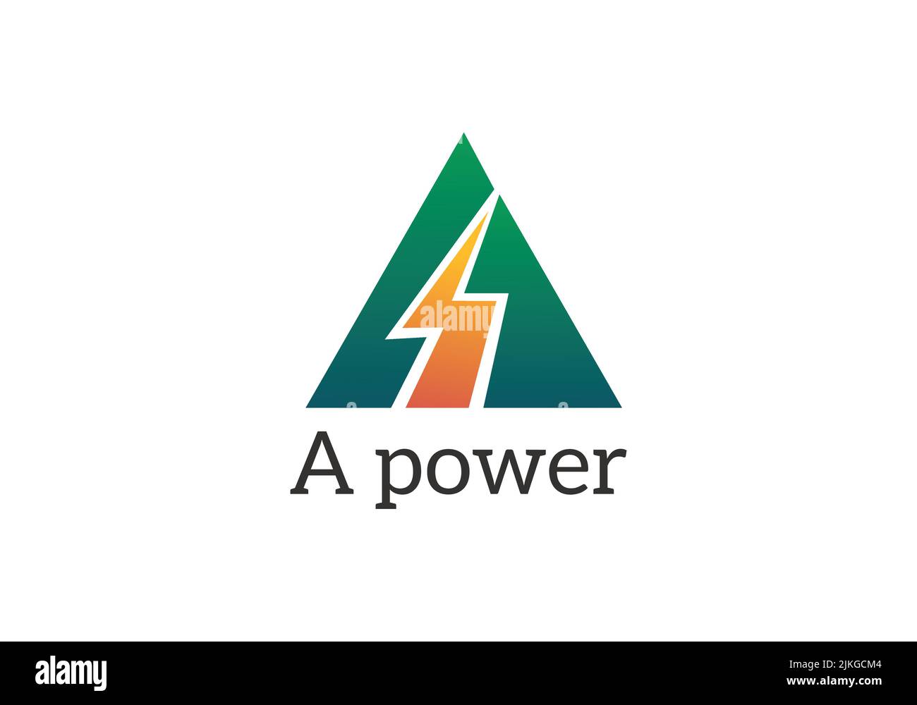 A letter power Logo Template Stock Vector Image & Art - Alamy