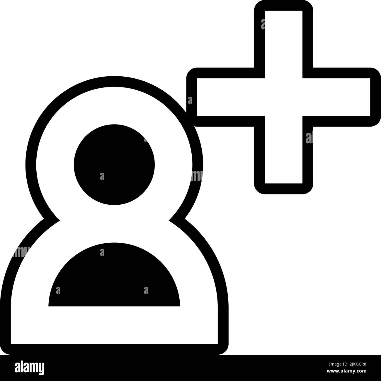 user icon black vector illustration Stock Vector Image & Art - Alamy