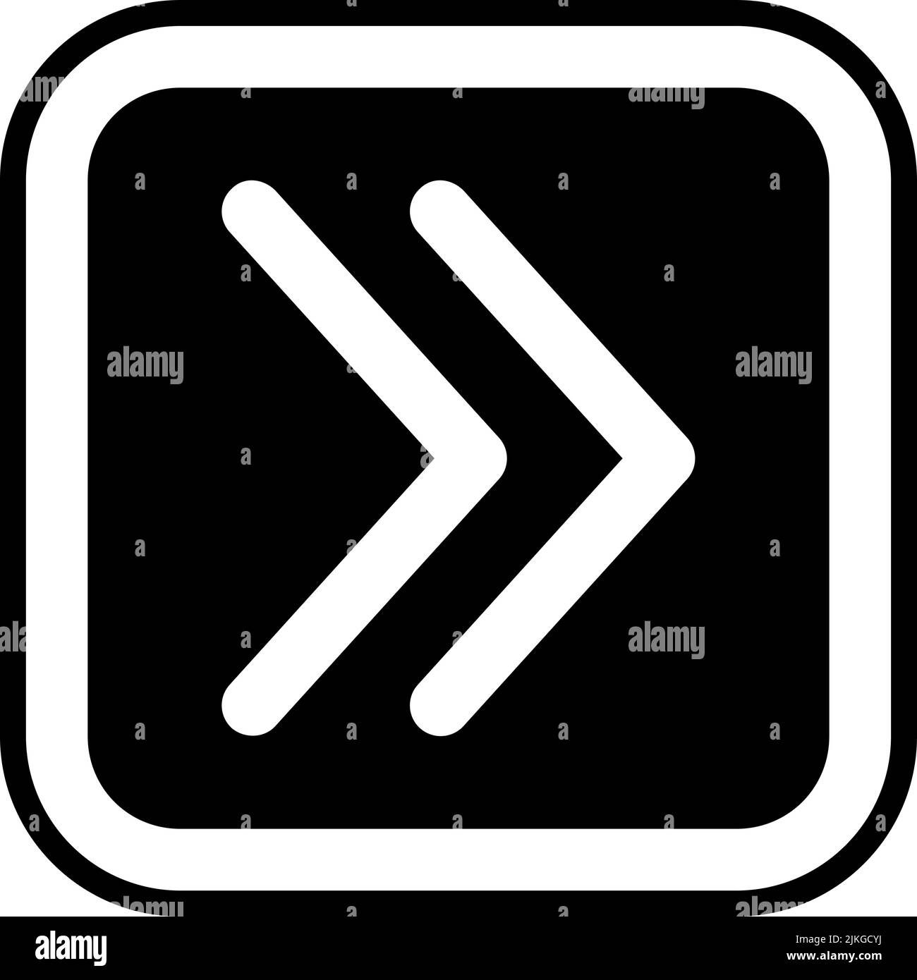 arrow right icon black vector illustration Stock Vector Image & Art - Alamy