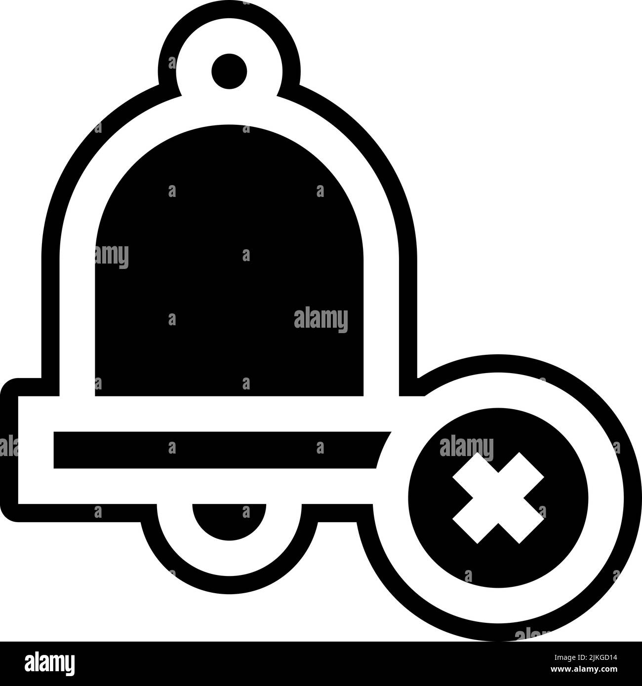 cancel icon black vector illustration Stock Vector Image & Art - Alamy