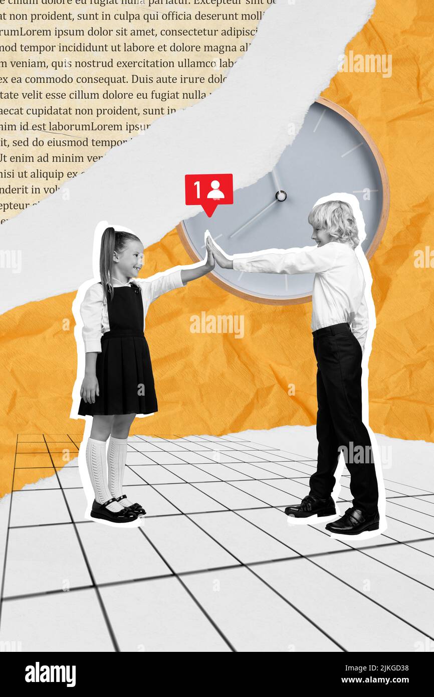 Photo artwork minimal picture of happy smiling small kids children arms ...