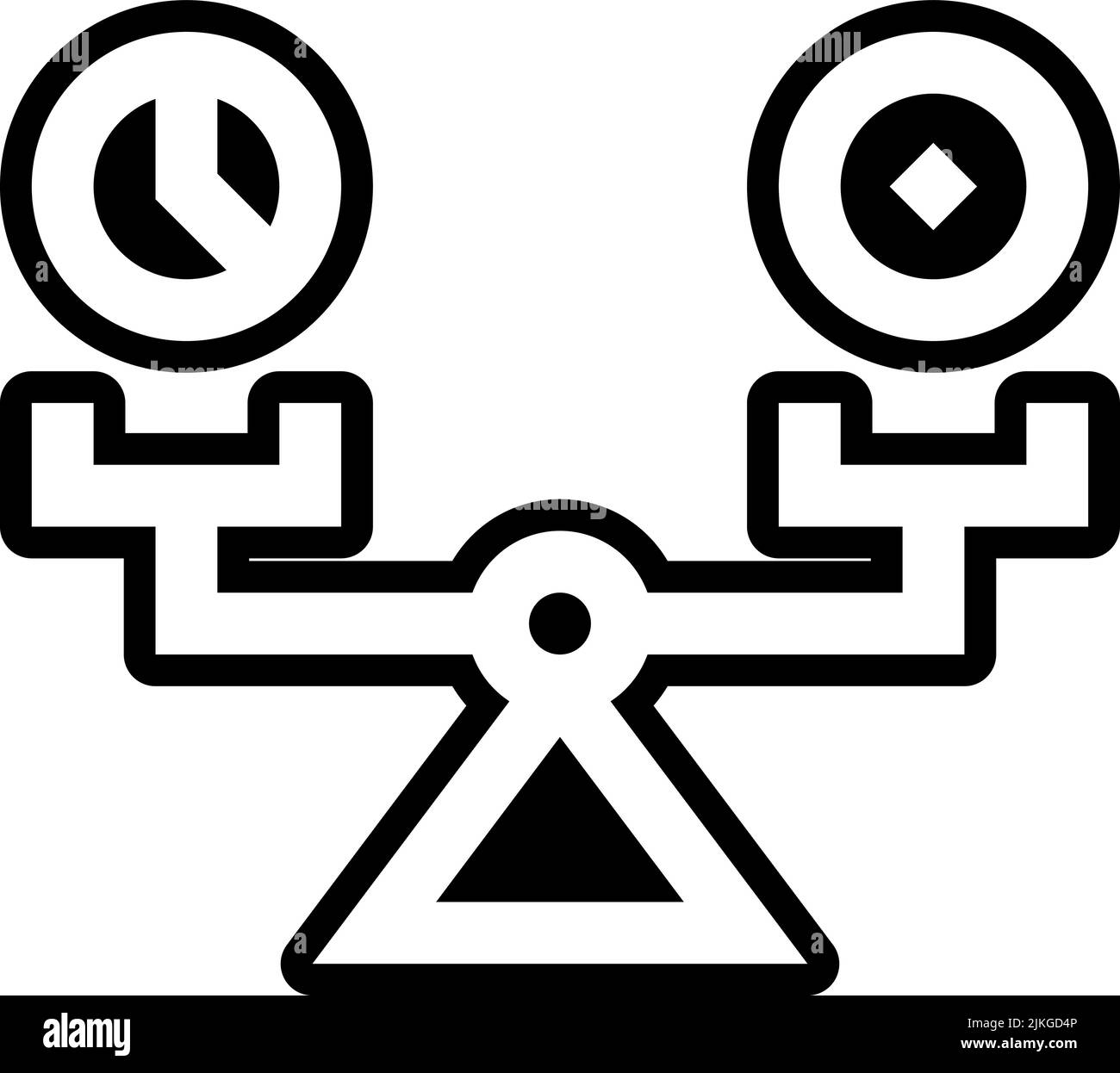 budget icon black vector illustration Stock Vector Image & Art - Alamy