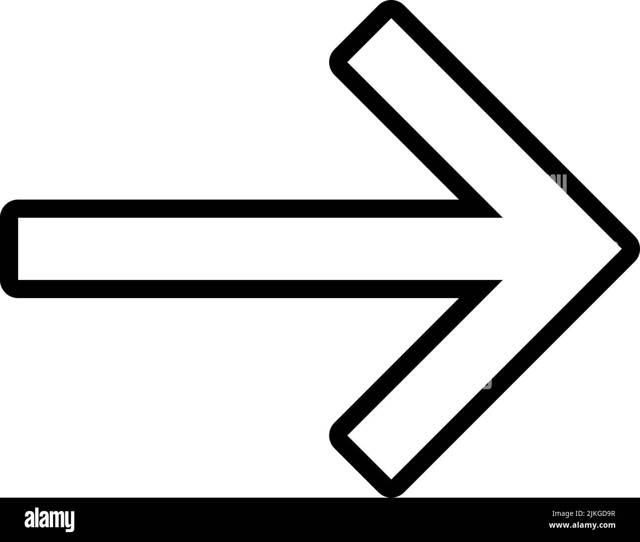right way icon black vector illustration Stock Vector Image & Art - Alamy