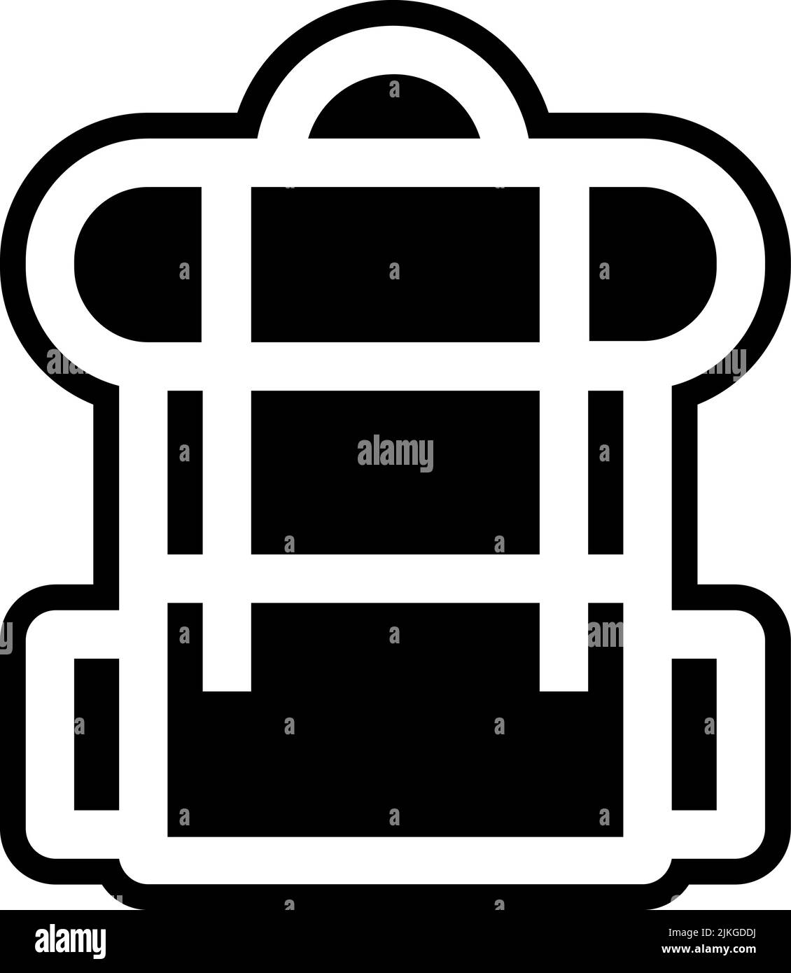 bags icon black vector illustration Stock Vector Image & Art - Alamy