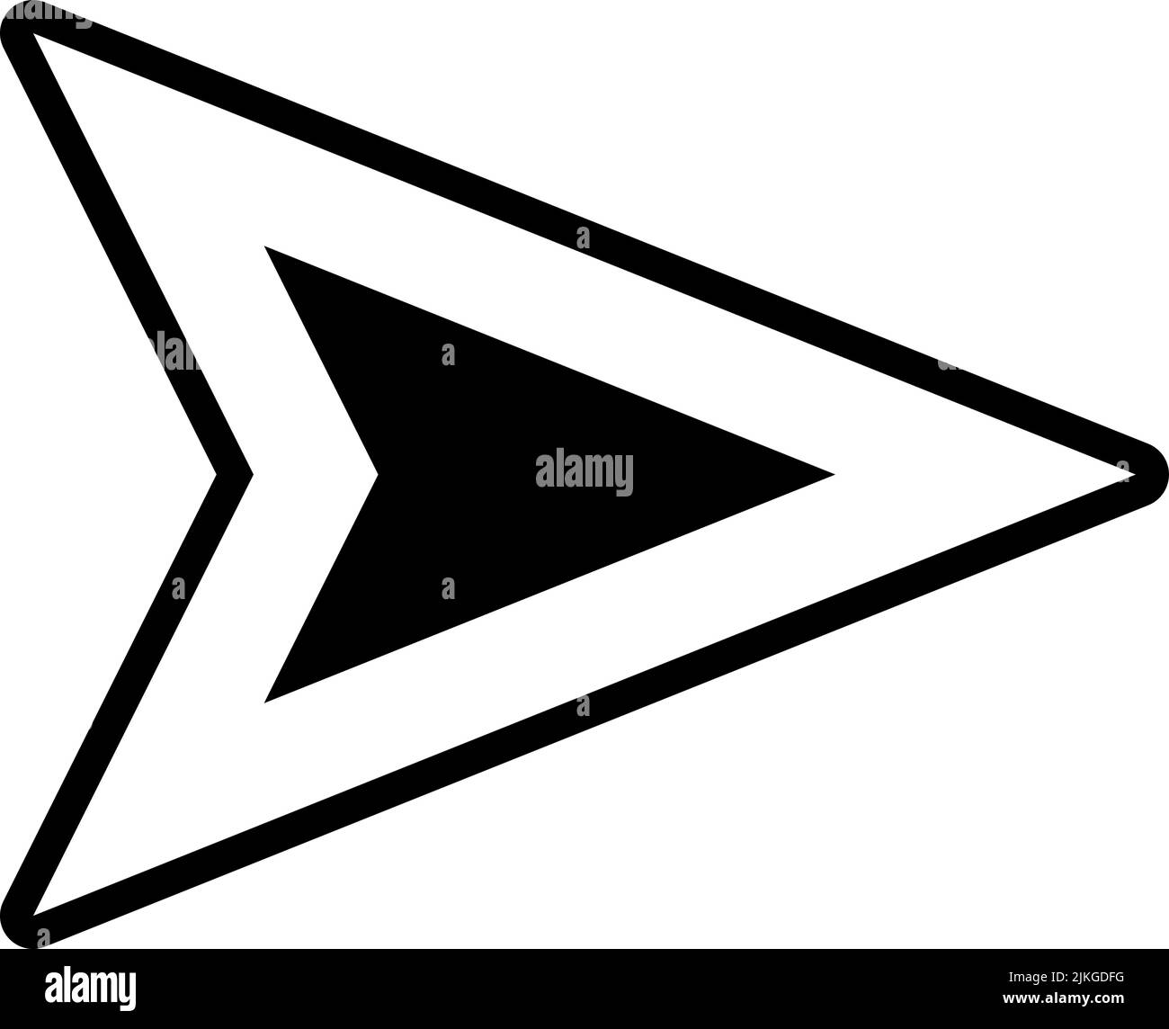 right way icon black vector illustration Stock Vector Image & Art - Alamy