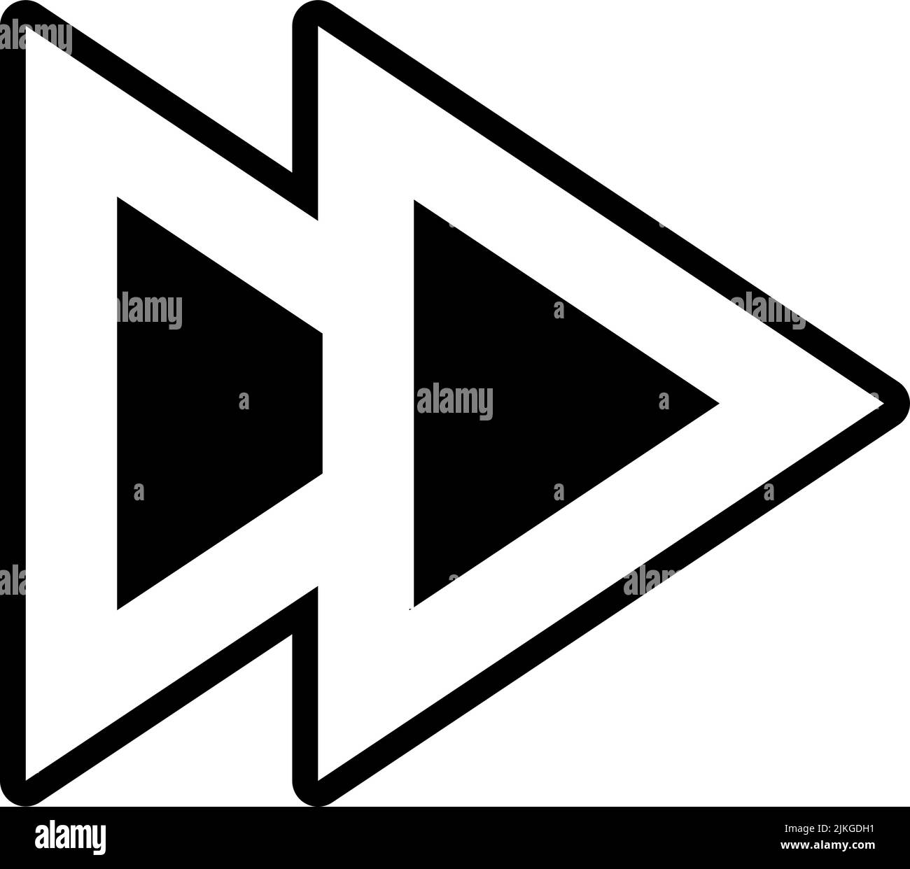 continue icon black vector illustration Stock Vector Image & Art - Alamy