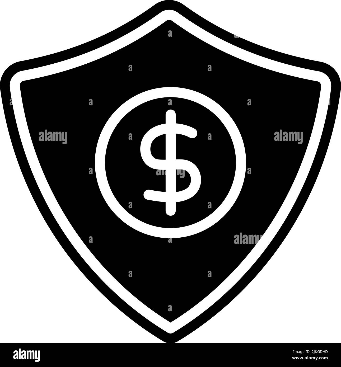 guaranteed icon black vector illustration Stock Vector Image & Art - Alamy