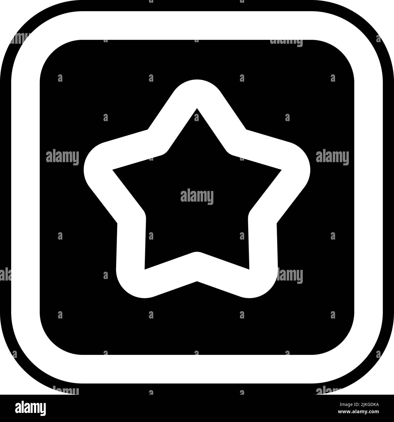star icon black vector illustration Stock Vector Image & Art - Alamy