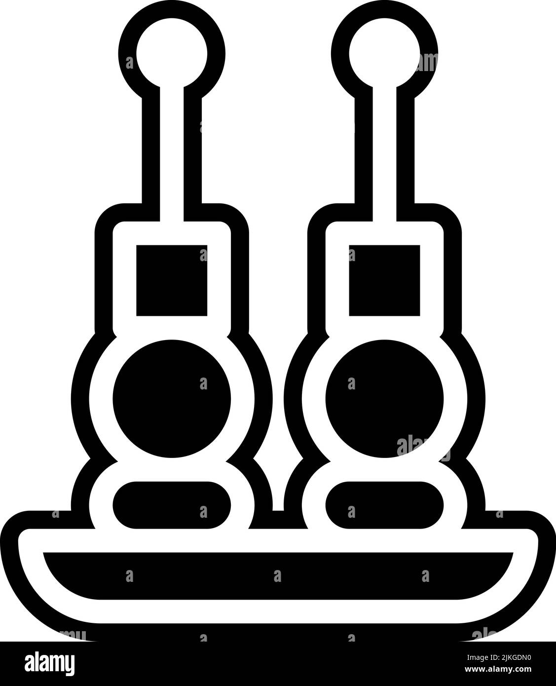 appetizer icon black vector illustration Stock Vector Image & Art - Alamy