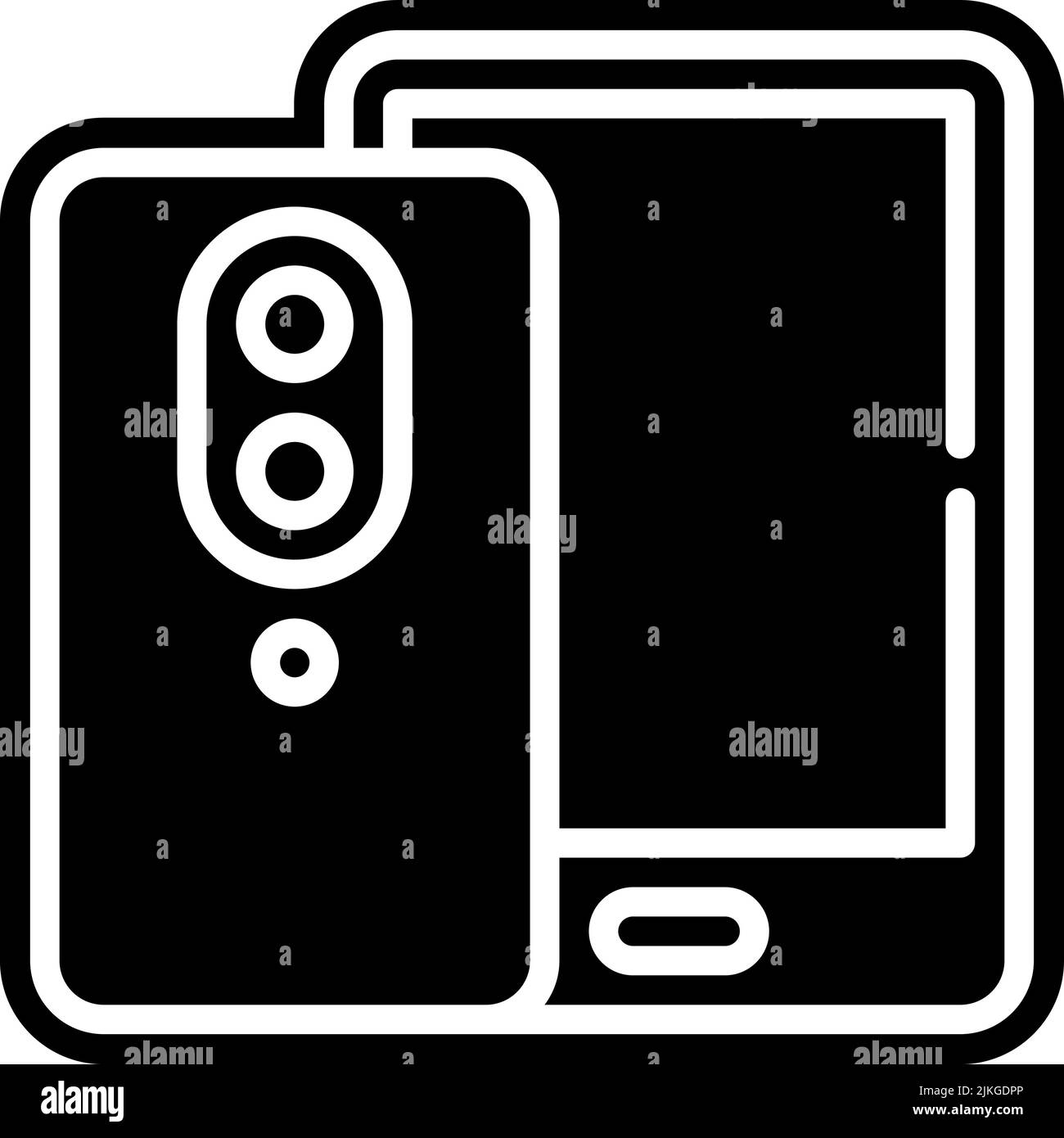 electronic devices icon black vector illustration Stock Vector Image ...