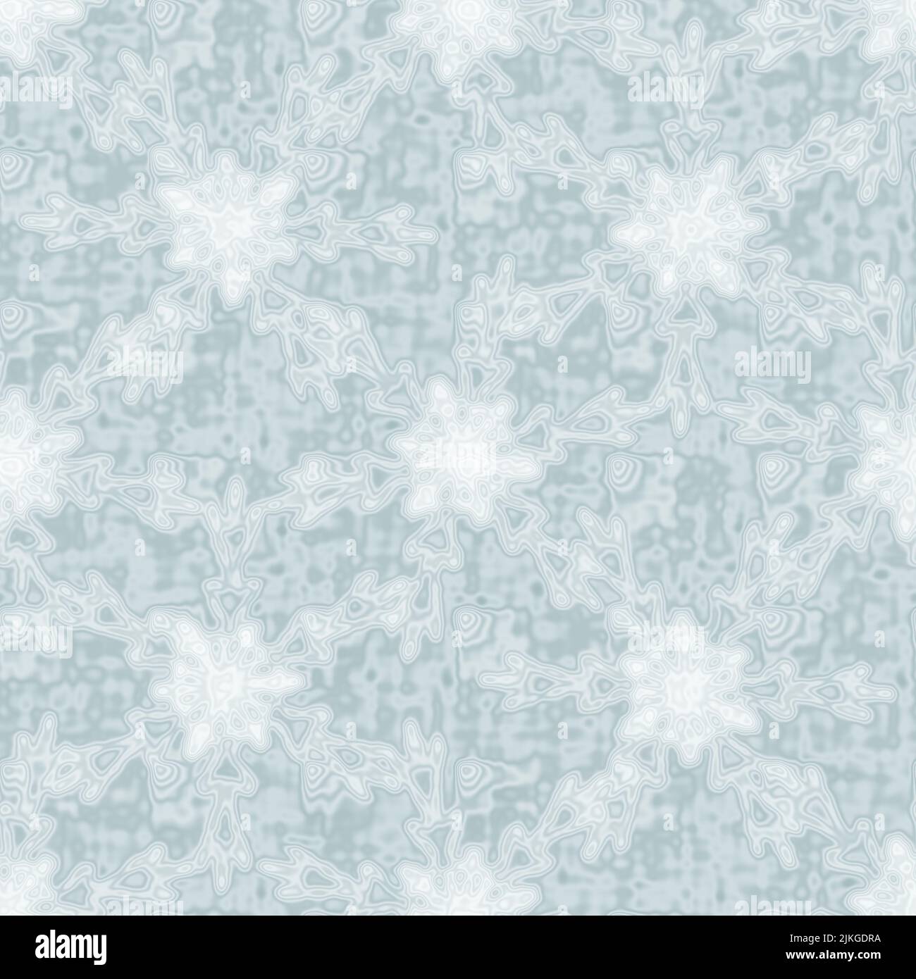 Soft ice blue snow flake pattern background. Simple minimal frosty blur ...