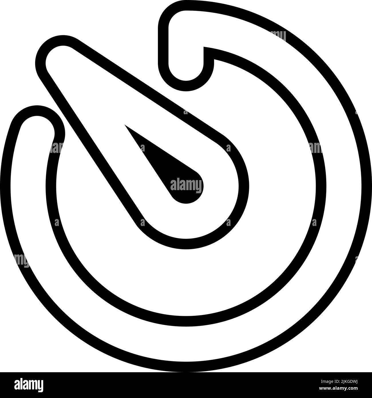 timer icon black vector illustration Stock Vector Image & Art - Alamy