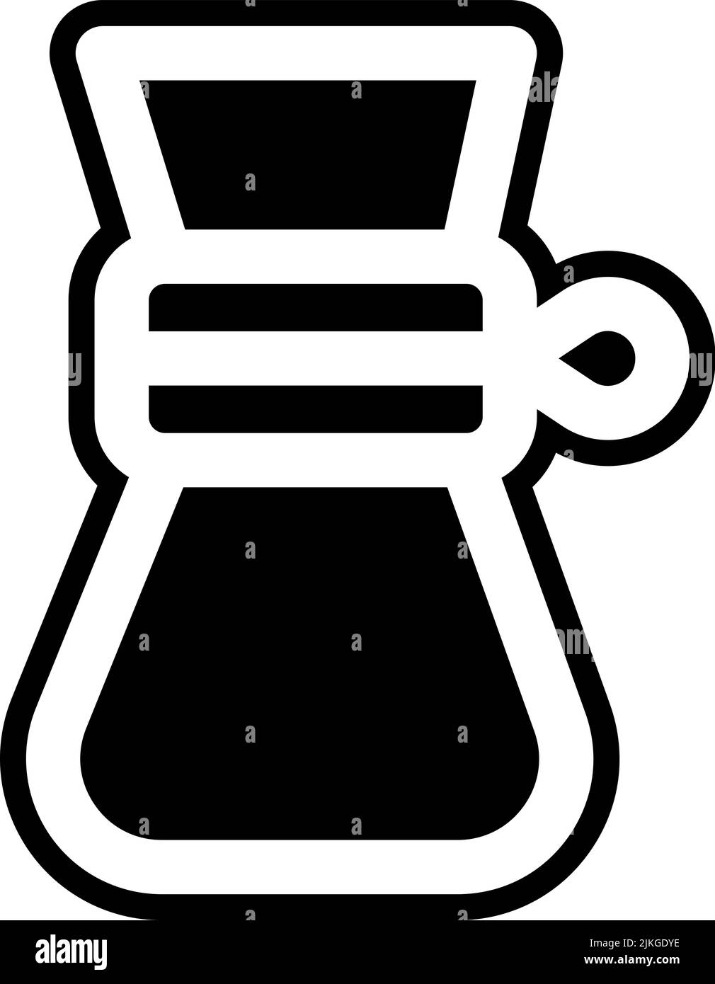 coffee maker icon black vector illustration Stock Vector Image & Art ...
