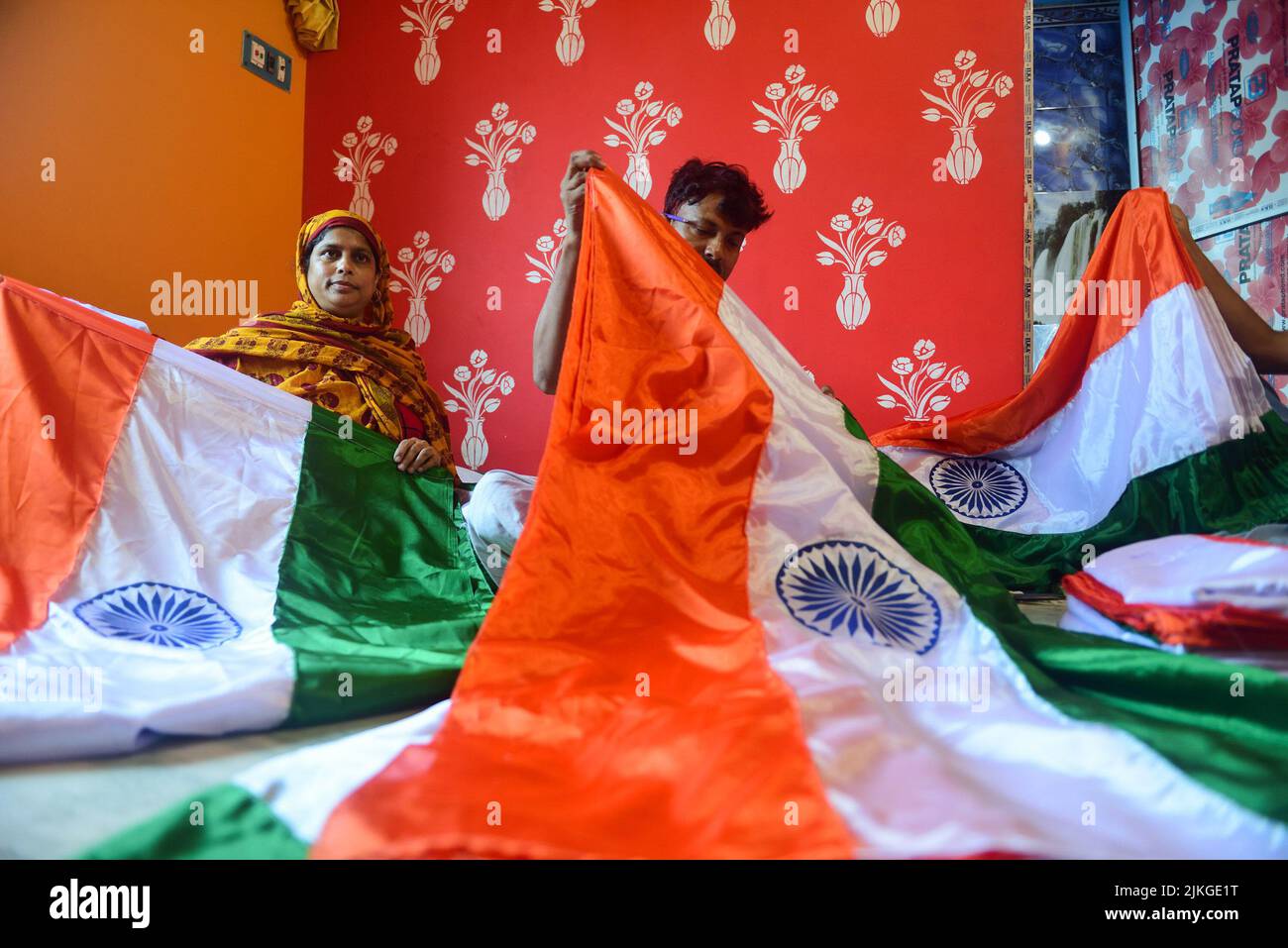 Narendra modi india flag hi-res stock photography and images - Alamy