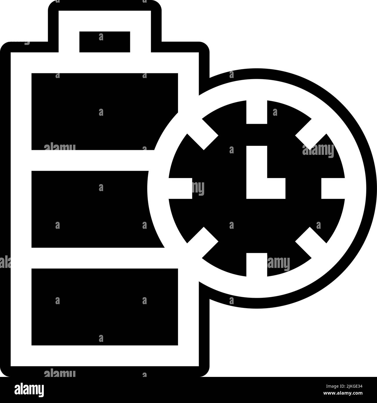 load icon black vector illustration Stock Vector Image & Art - Alamy