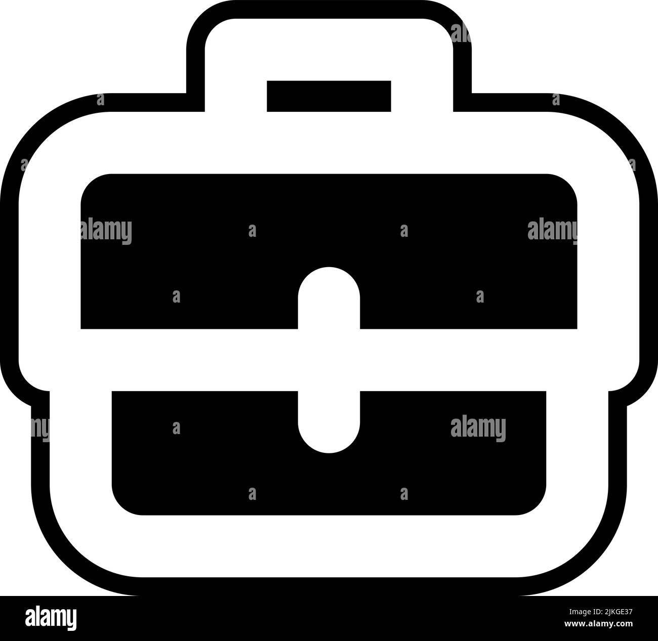 briefcase icon black vector illustration Stock Vector Image & Art - Alamy