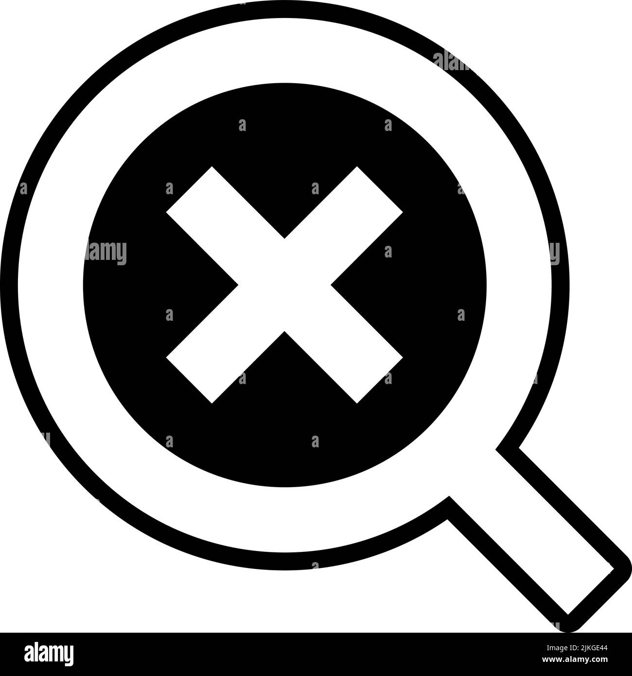search icon black vector illustration Stock Vector Image & Art - Alamy