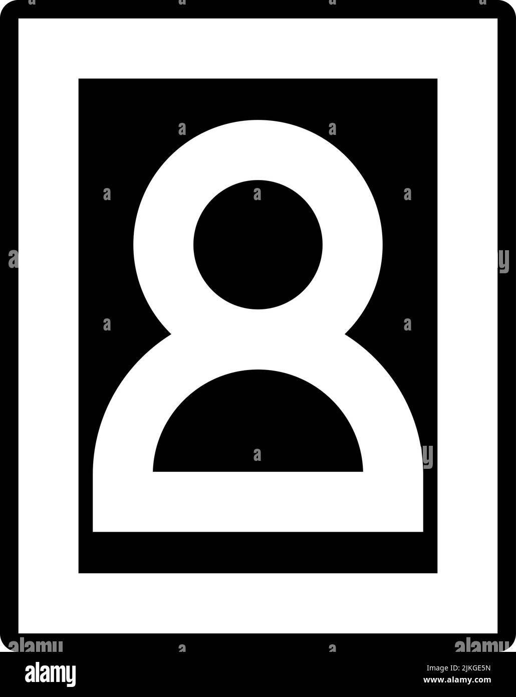 profile icon black vector illustration Stock Vector Image & Art - Alamy