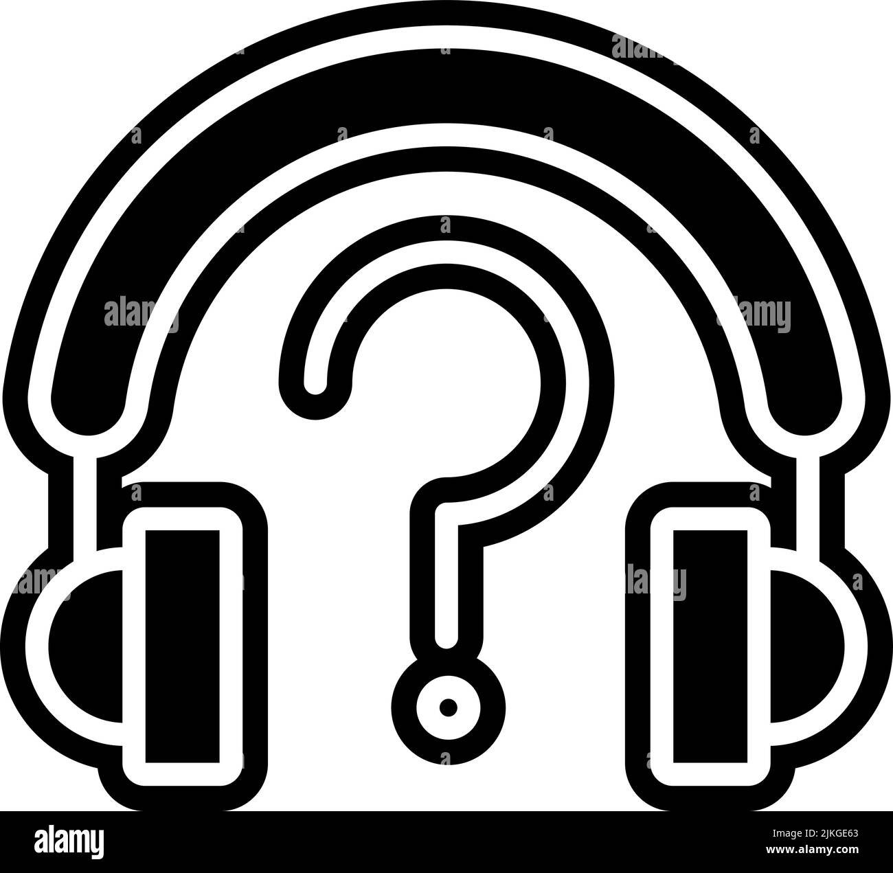 question icon black vector illustration Stock Vector Image & Art - Alamy