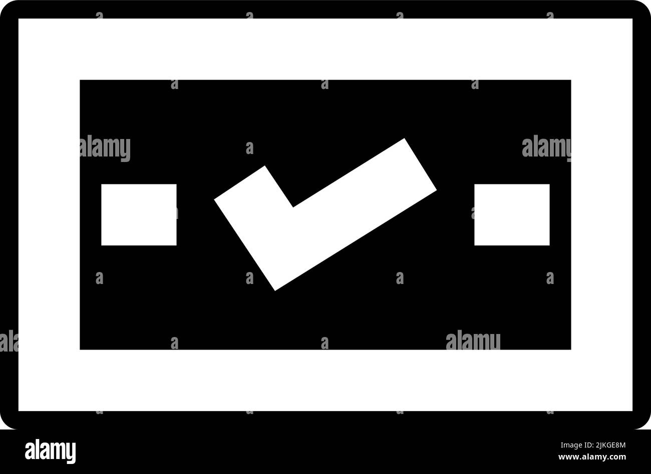 vote icon black vector illustration Stock Vector Image & Art - Alamy