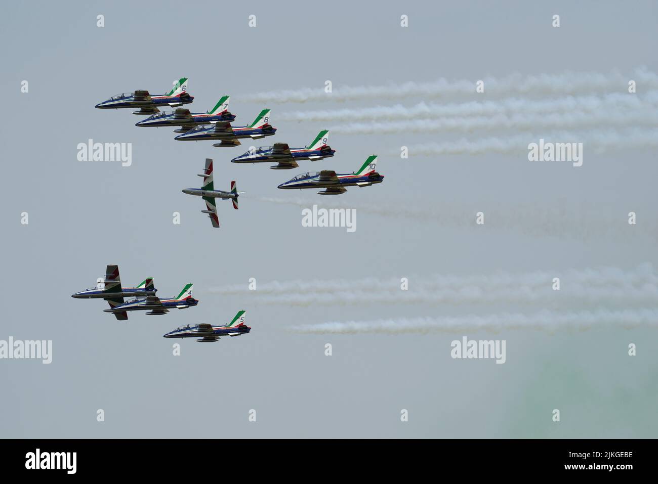 Italian Aerobatic Team, Frecce Tricolori, RIAT, 2022, RAF Fairford ...