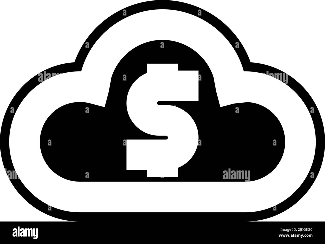 financial icon black vector illustration Stock Vector Image & Art - Alamy