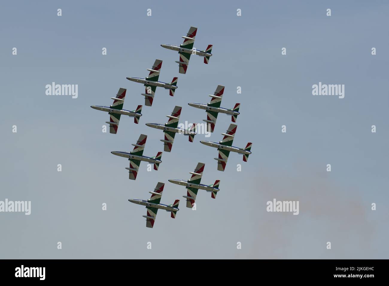 Italian Aerobatic Team, Frecce Tricolori, RIAT, 2022, RAF Fairford ...