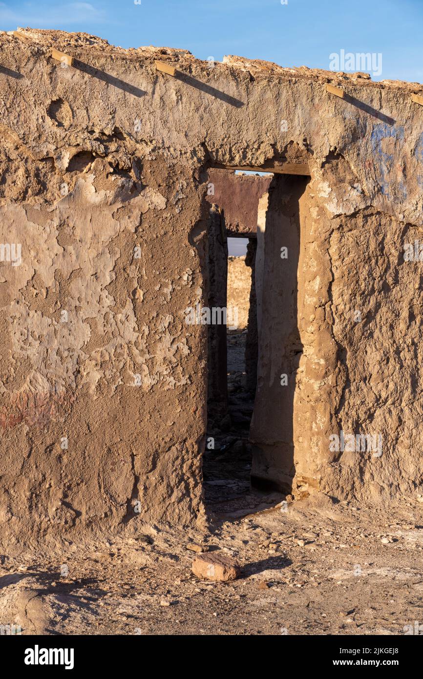 Ruins of the town of Pintados, a former railway station and town in the ...