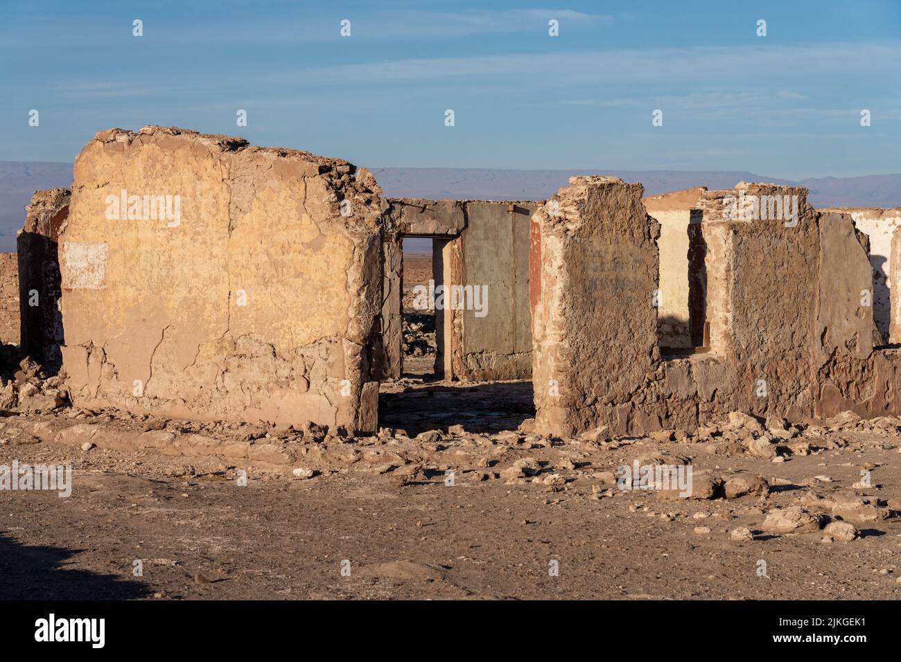 Ruins of the town of Pintados, a former railway station and town in the ...
