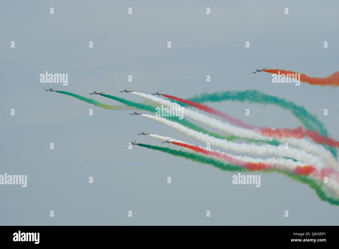Italian Aerobatic Team, Frecce Tricolori, RIAT, 2022, RAF Fairford ...