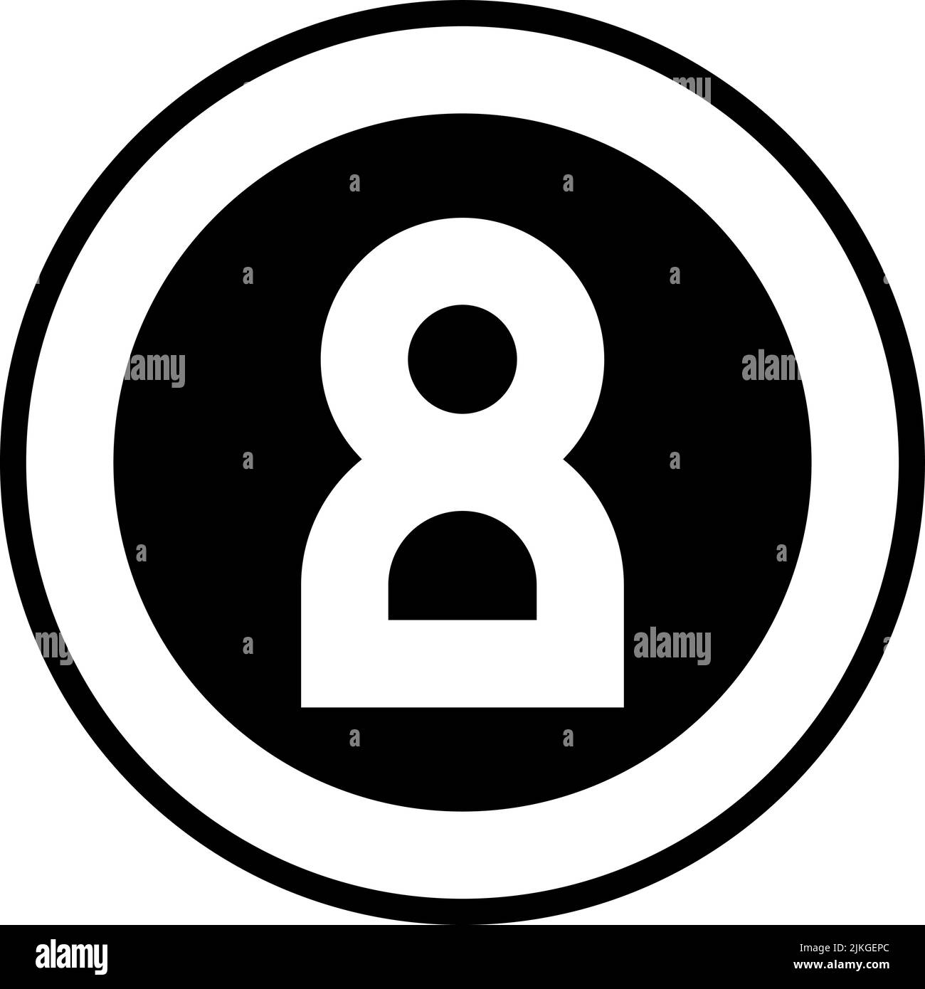user icon black vector illustration Stock Vector Image & Art - Alamy