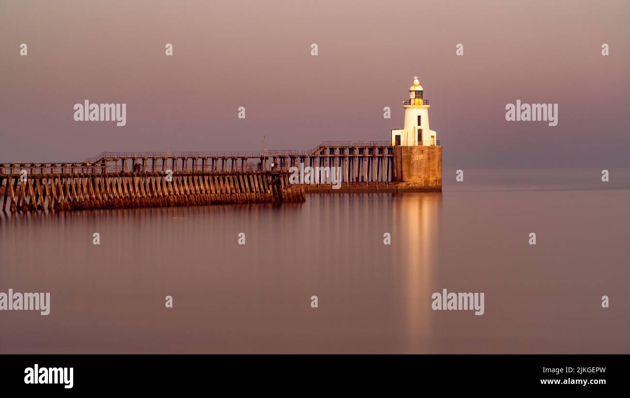Blyth harbor lighthouse hi-res stock photography and images - Alamy