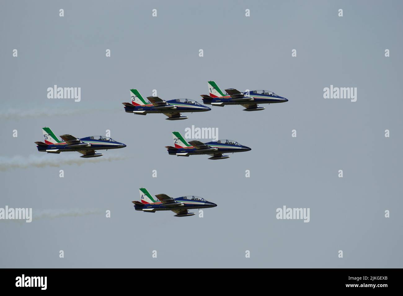 Italian Aerobatic Team, Frecce Tricolori, RIAT, 2022, RAF Fairford ...