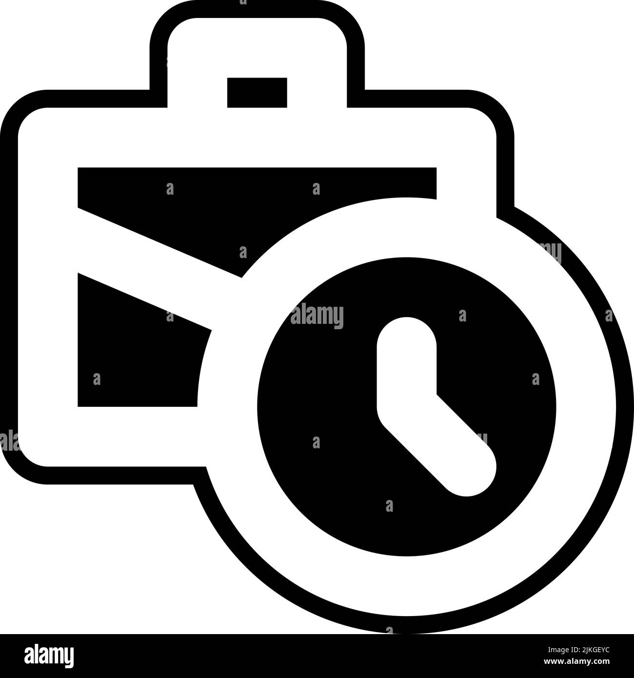 deadline icon black vector illustration Stock Vector Image & Art - Alamy