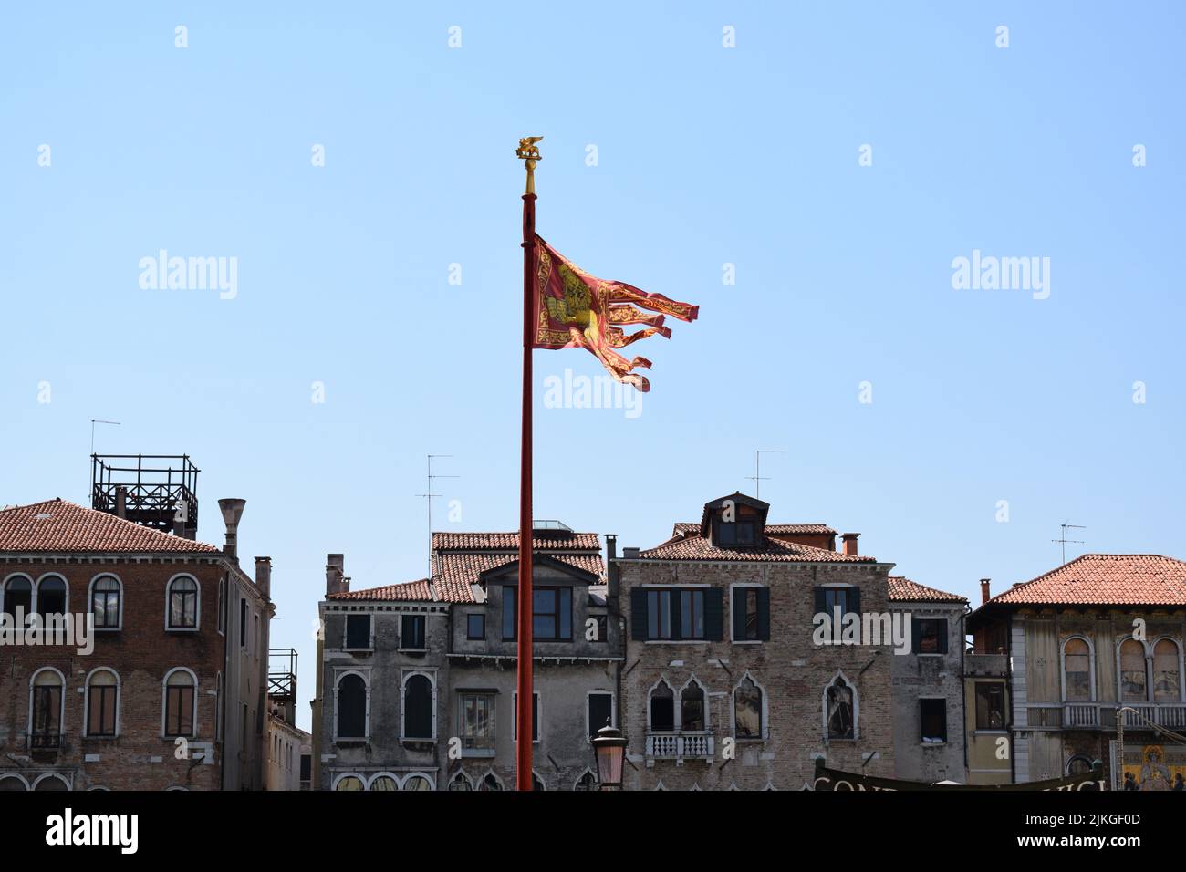 Flag of venice Stock Photo - Alamy
