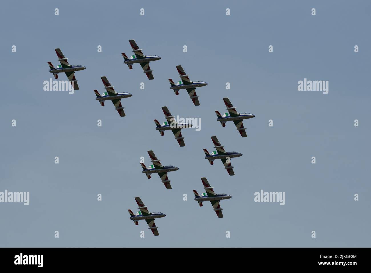 Italian Aerobatic Team, Frecce Tricolori, RIAT, 2022, RAF Fairford ...