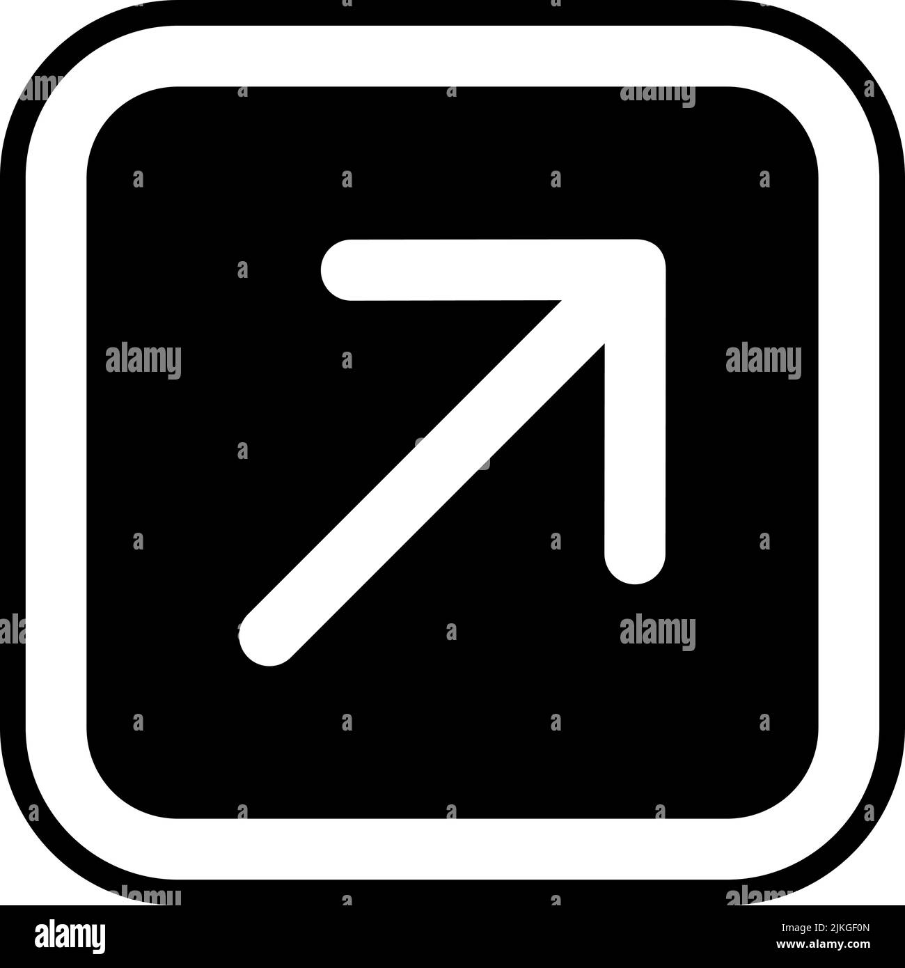 up right icon black vector illustration Stock Vector Image & Art - Alamy