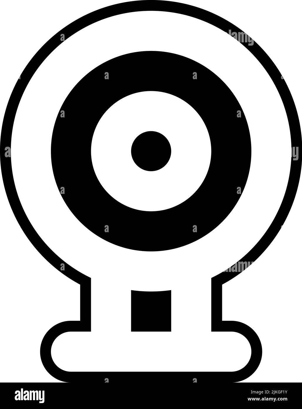 web cam icon black vector illustration Stock Vector Image & Art - Alamy