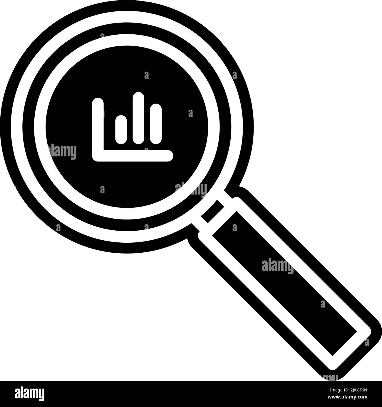 analysis icon black vector illustration Stock Vector Image & Art - Alamy