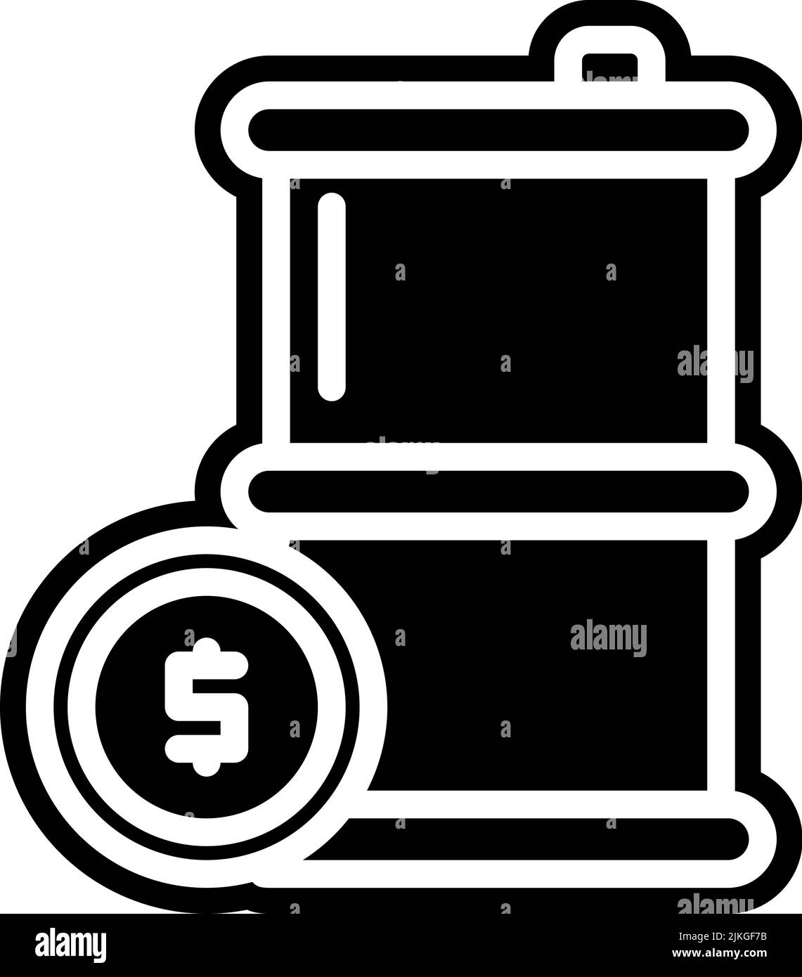 barrel icon black vector illustration Stock Vector Image & Art - Alamy