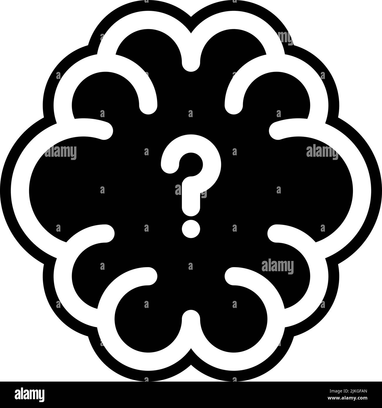 problem icon black vector illustration Stock Vector Image & Art - Alamy